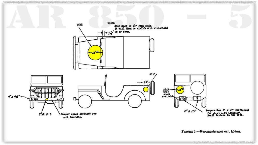 AR 850-5 (1942-1944) - WEBSHOP - Army Vehicle Marking . com © by FDY Design