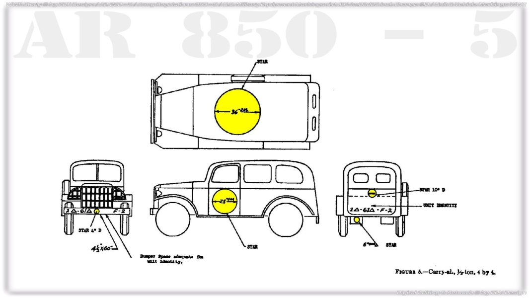 AR 850-5 (1942-1944) - WEBSHOP - Army Vehicle Marking . com © by FDY Design