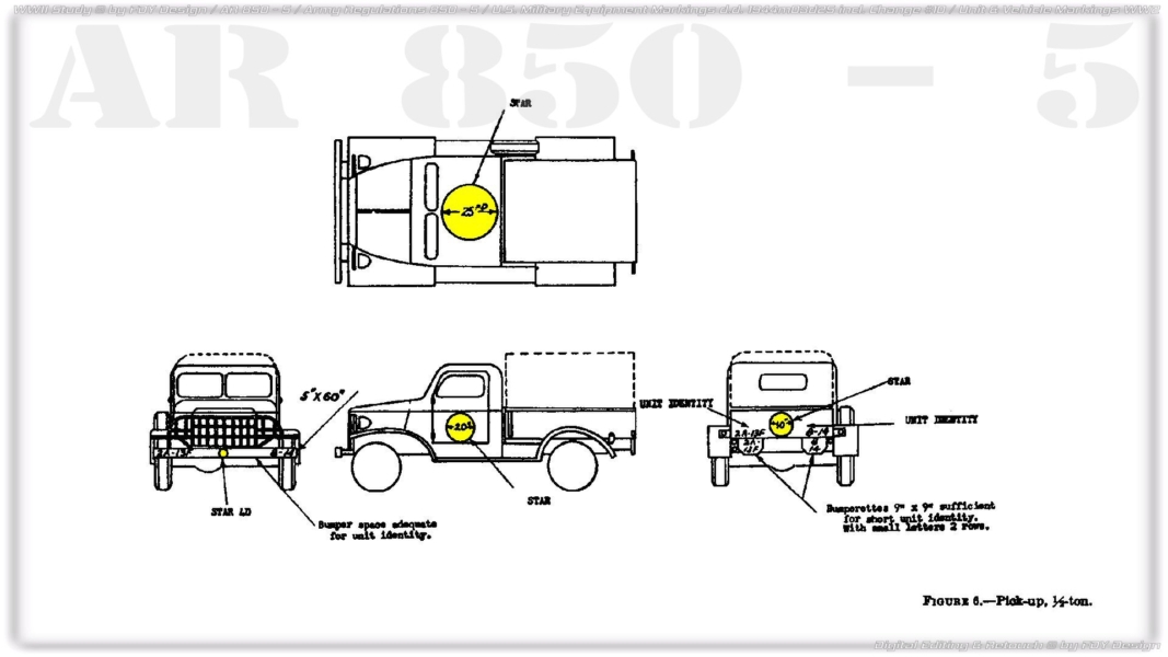AR 850-5 (1942-1944) - WEBSHOP - Army Vehicle Marking . com © by FDY Design