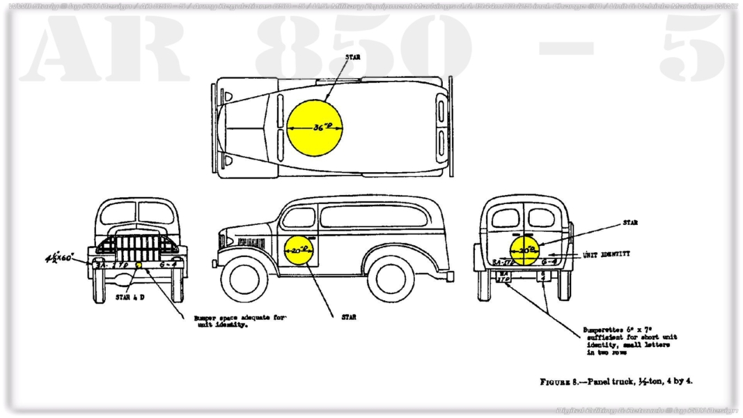 AR 850-5 (1942-1944) - WEBSHOP - Army Vehicle Marking . com © by FDY Design