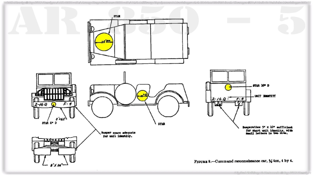 AR 850-5 (1942-1944) - WEBSHOP - Army Vehicle Marking . com © by FDY Design