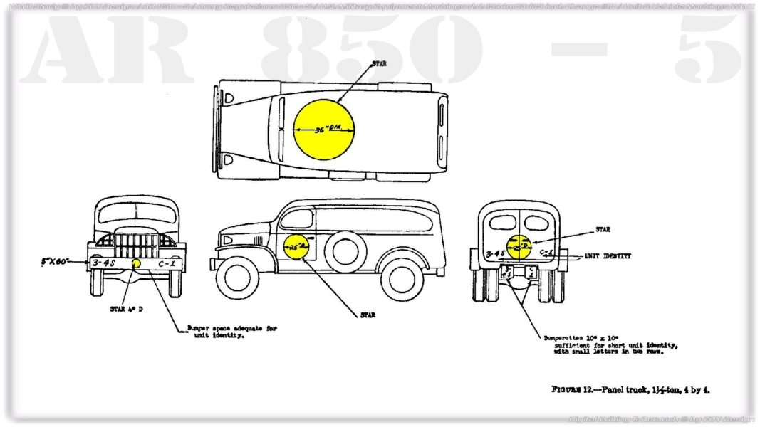 AR 850-5 (1942-1944) - WEBSHOP - Army Vehicle Marking . com © by FDY Design