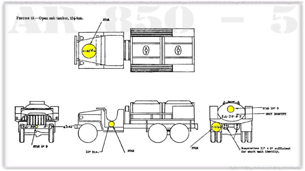 AR 850-5 (1942-1944) - WEBSHOP - Army Vehicle Marking . com © by FDY Design