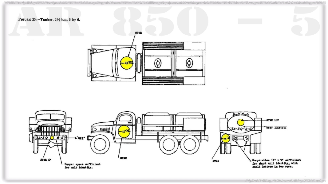 AR 850-5 (1942-1944) - WEBSHOP - Army Vehicle Marking . com © by FDY Design