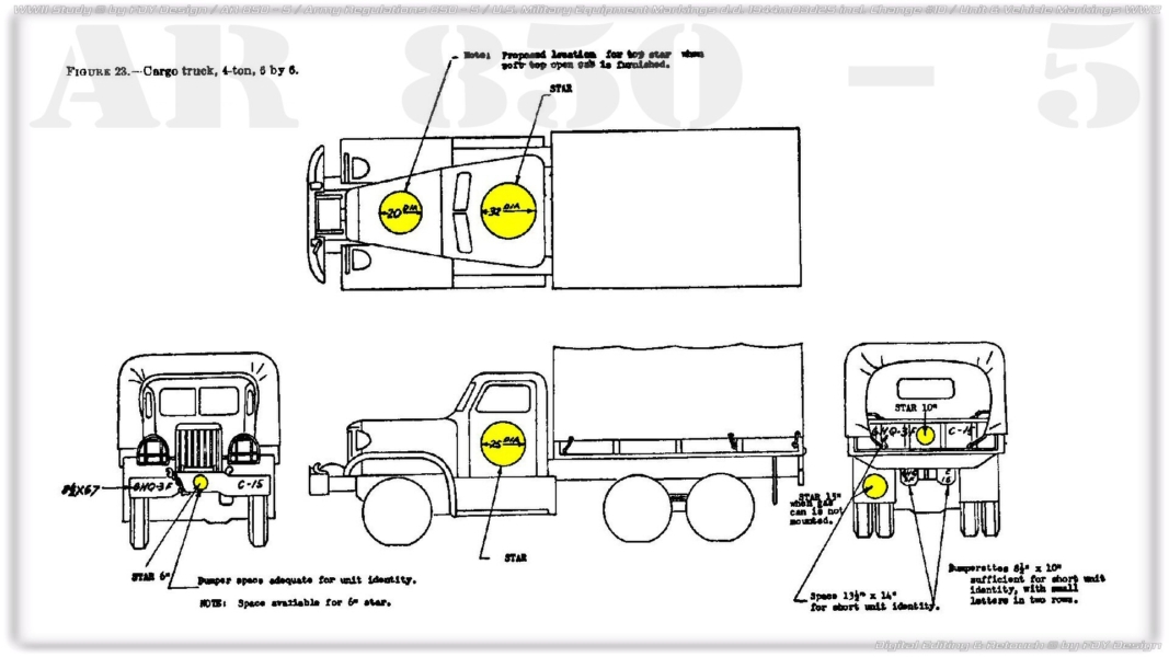 AR 850-5 (1942-1944) - WEBSHOP - Army Vehicle Marking . com © by FDY Design