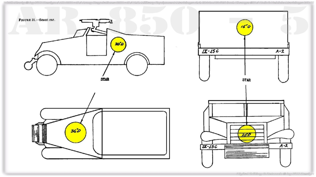 AR 850-5 (1942-1944) - WEBSHOP - Army Vehicle Marking . com © by FDY Design