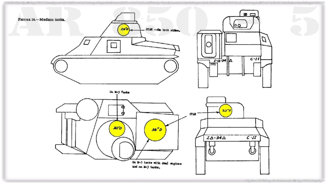 AR 850-5 (1942-1944) - WEBSHOP - Army Vehicle Marking . com © by FDY Design