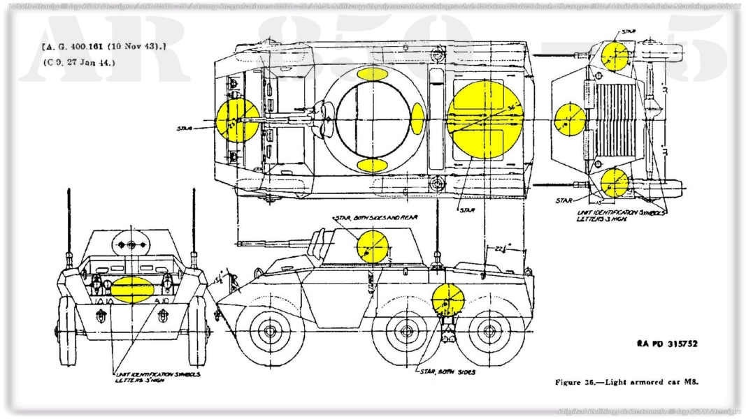 AR 850-5 (1942-1944) - WEBSHOP - Army Vehicle Marking . com © by FDY Design