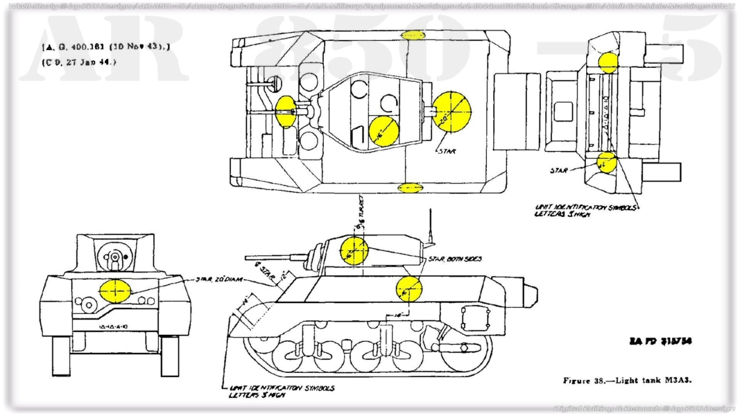 AR 850-5 (1942-1944) - WEBSHOP - Army Vehicle Marking . com © by FDY Design