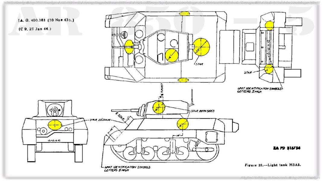 AR 850-5 (1942-1944) - WEBSHOP - Army Vehicle Marking . com © by FDY Design