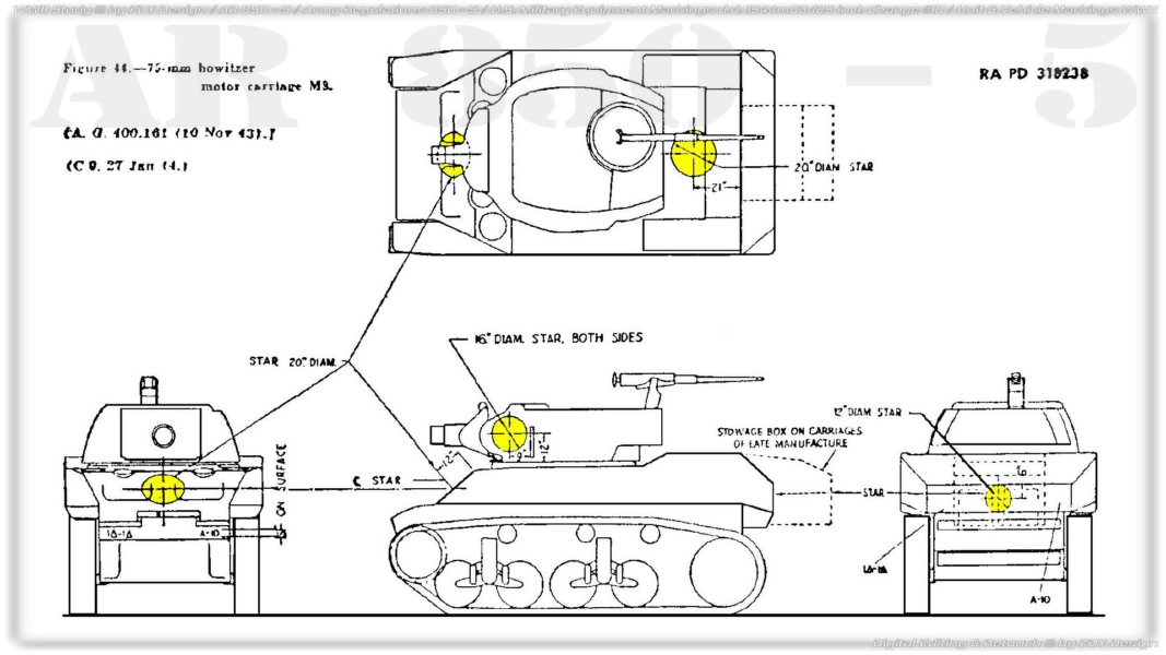 AR 850-5 (1942-1944) - WEBSHOP - Army Vehicle Marking . com © by FDY Design