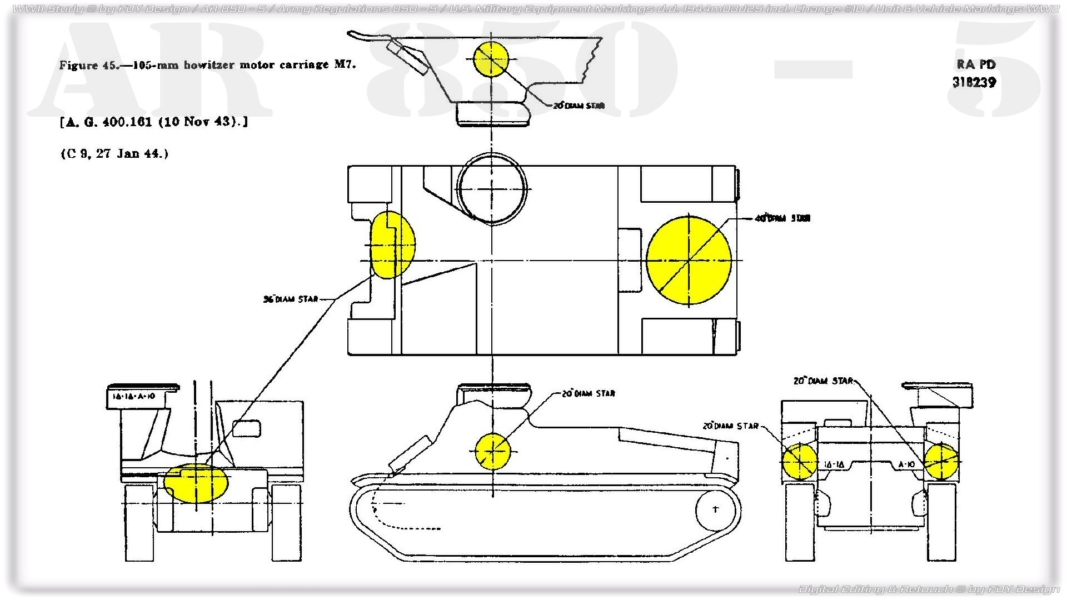 AR 850-5 (1942-1944) - WEBSHOP - Army Vehicle Marking . com © by FDY Design