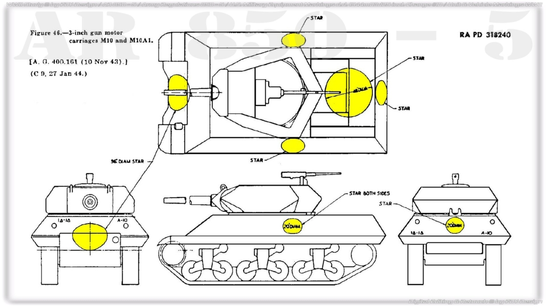 AR 850-5 (1942-1944) - WEBSHOP - Army Vehicle Marking . com © by FDY Design