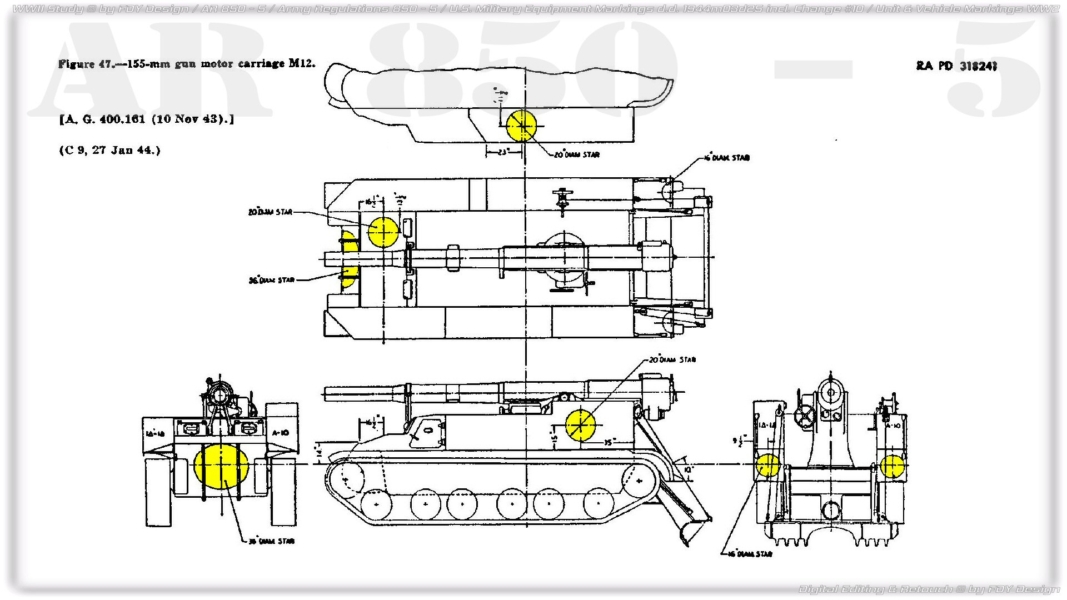 AR 850-5 (1942-1944) - WEBSHOP - Army Vehicle Marking . com © by FDY Design