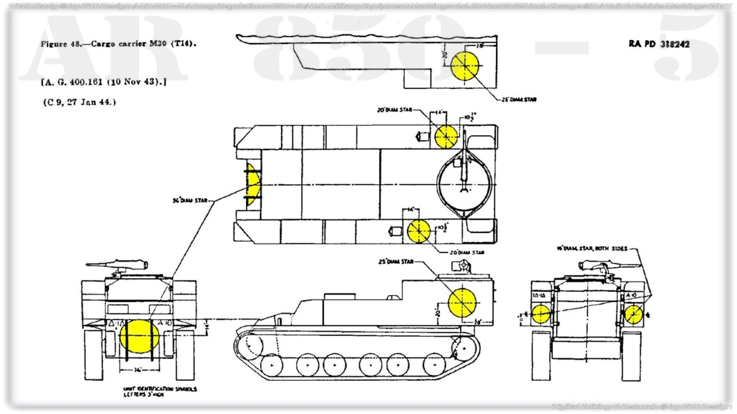 AR 850-5 (1942-1944) - WEBSHOP - Army Vehicle Marking . com © by FDY Design