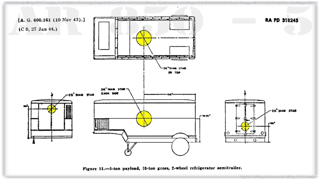 AR 850-5 (1942-1944) - WEBSHOP - Army Vehicle Marking . com © by FDY Design