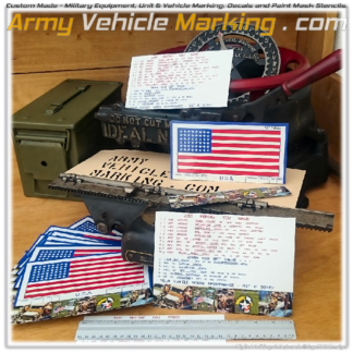 WWII D-Day Invasion “Wade Stickers” For Vehicle Windshield / Windscreen